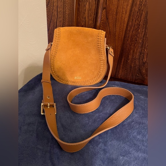 Mark & Graham | Bags | Mark Graham Brown Leather Crossbody Good ...